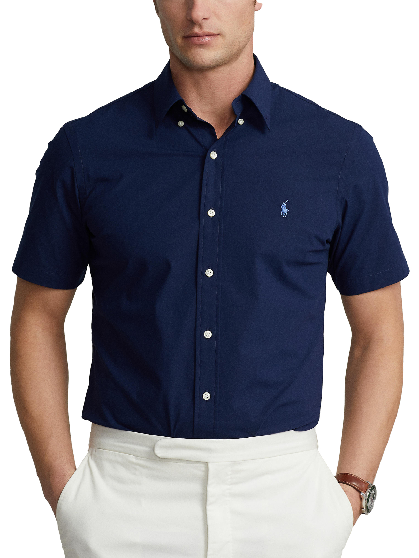 POLO RALPH LAUREN ΑΝΔΡΙΚΟ ΚΟΝΤΟΜΑΝΙΚΟ ΠΟΥΚΑΜΙΣΟ | attica